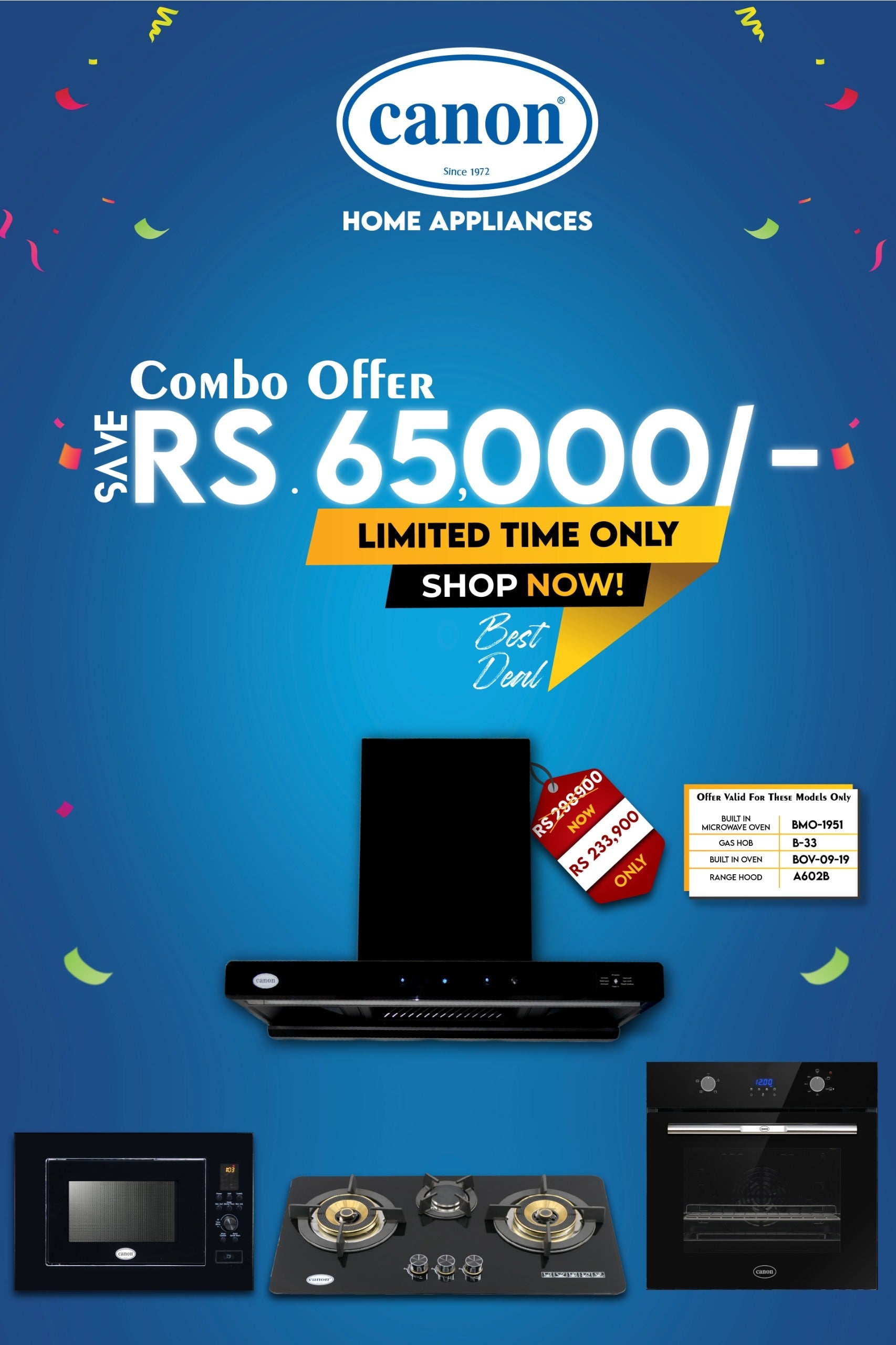 Combo Deal – Canon Home Appliances