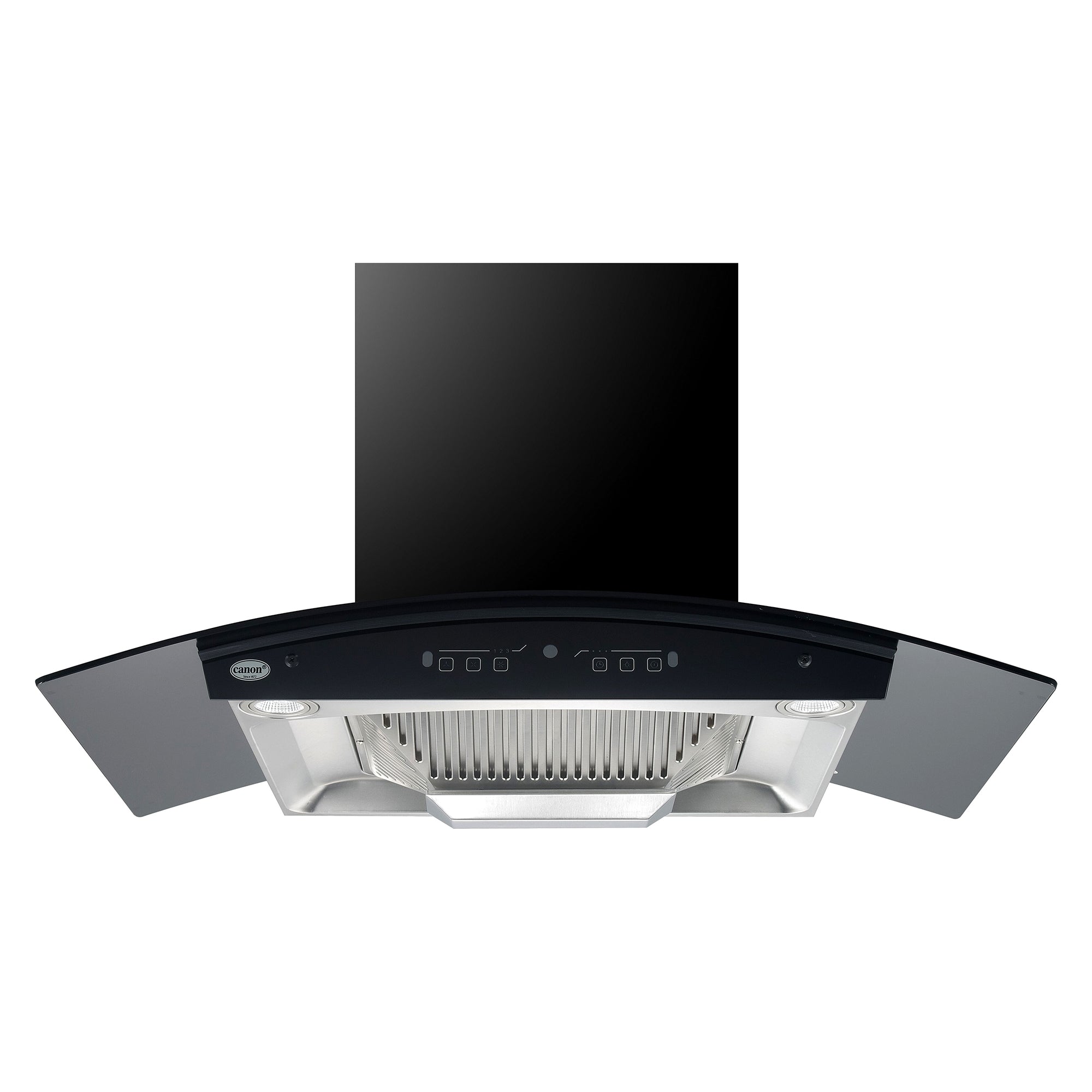 Buy Canon Modern Black Chimney with Touch Panel & LED Lights – Canon ...